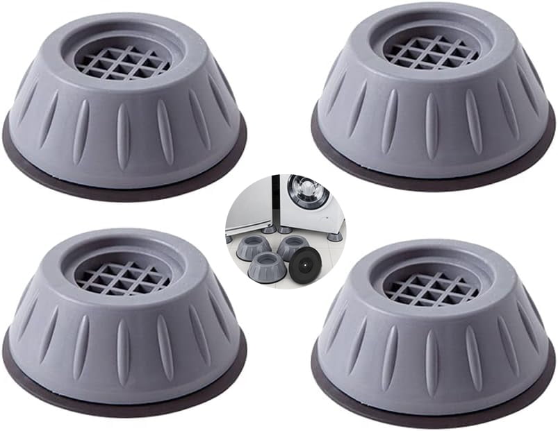 4 Pcs Anti Vibration Pads for Washing Machine, Dryer Foot Pads - Noise ...