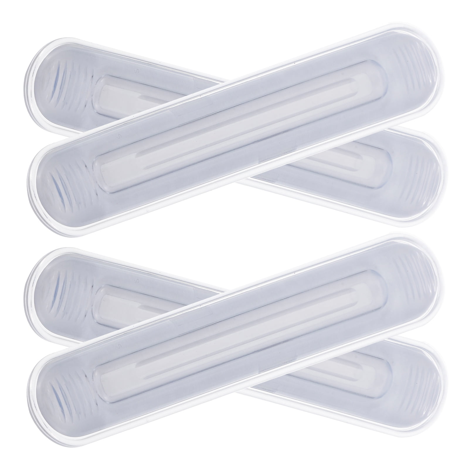 4 Pcs Anti-collision Stickers Stopper Garage LED Cabinet Bumpers Doors ...