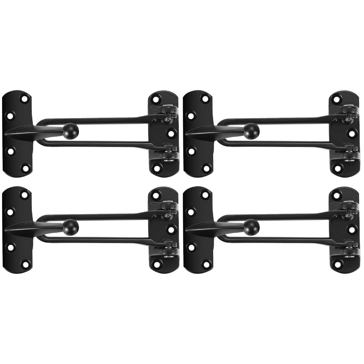 4 Pcs Anti-theft Deduction Swing Bar Lock Door Locks Sliding Security ...