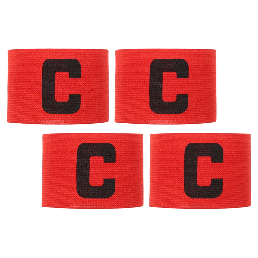 4 Pcs Arm Band Captain's Armband Soccer Football Captains Bands Match ...