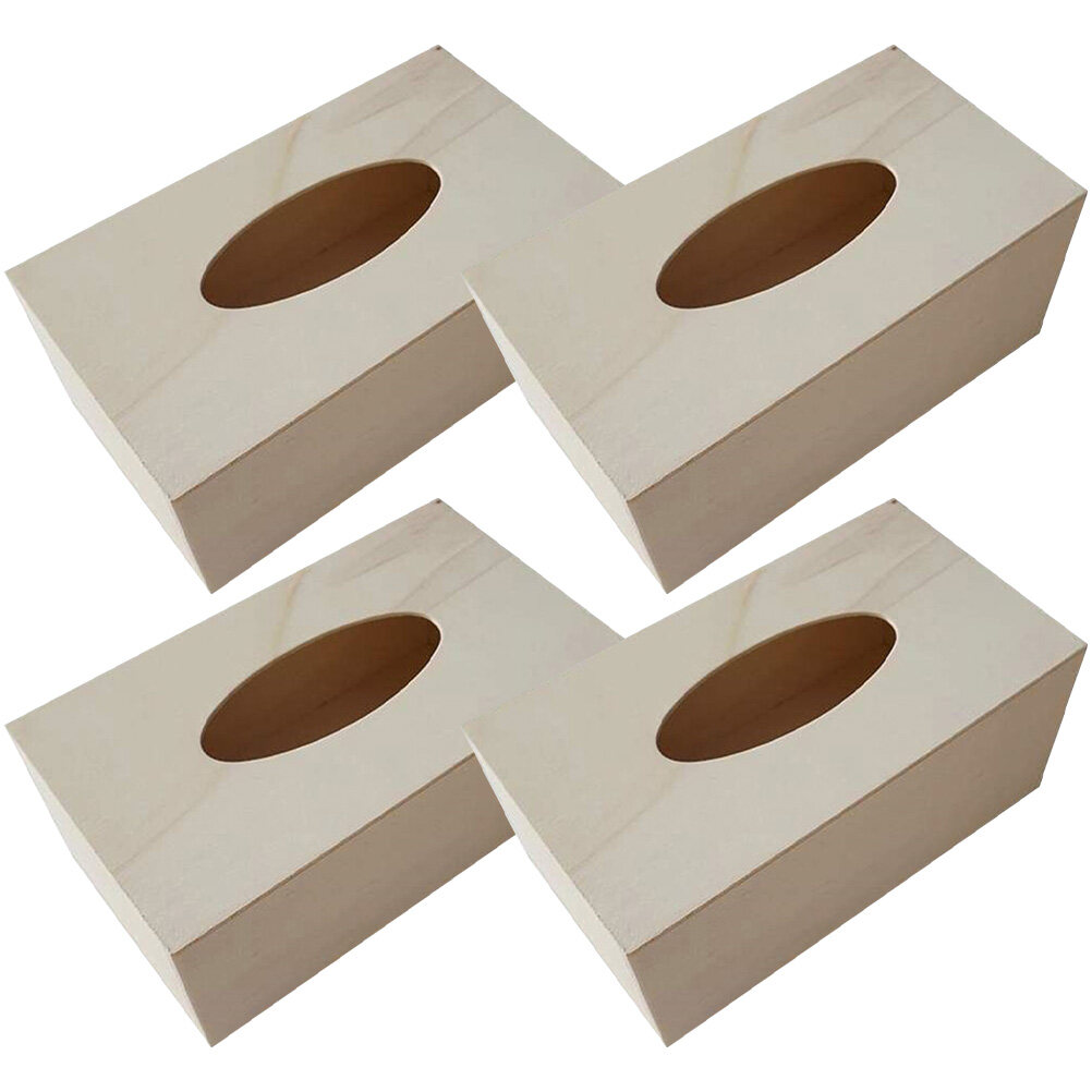 4 Pcs Art Project for Tissue Boxes DIY Clay Craft Material Crafting ...