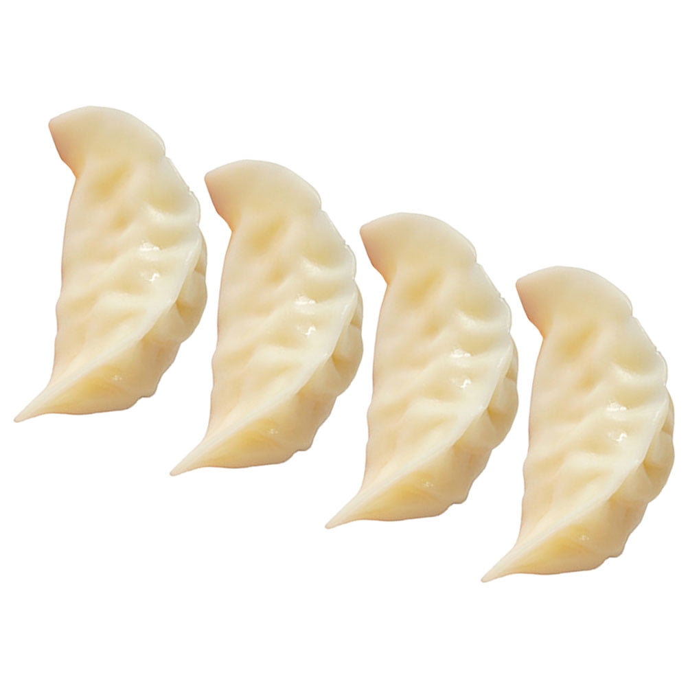 4 Pcs Artificial Dumplings Fake Food Toys Realistic Dumpling Home Decor ...