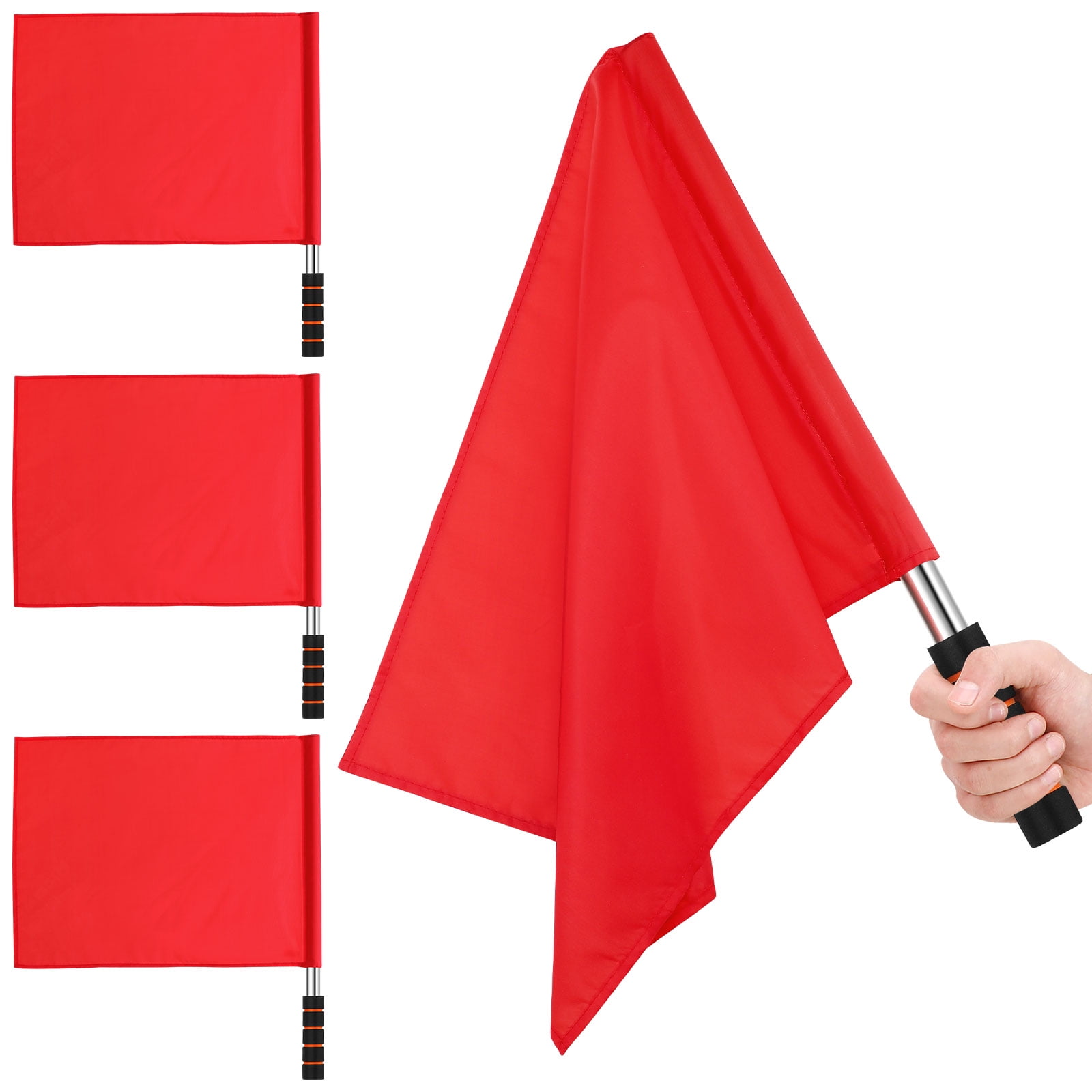 4 Pcs Athletic Competition Flags Color Guard Commanding Referee Waving ...