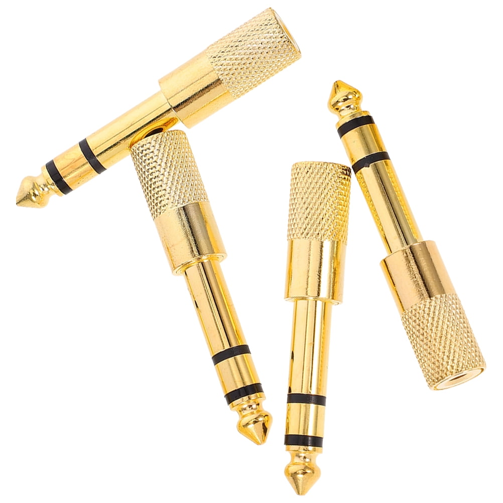 4 Pcs Audio Adapter Headset Piano Headphones Adapter Stereo to Mono ...