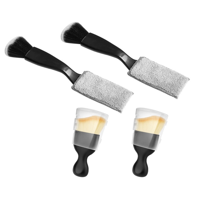 4 Pcs Auto Interior Dusting Brush Car Interior Dust Sweeping Soft Brush ...