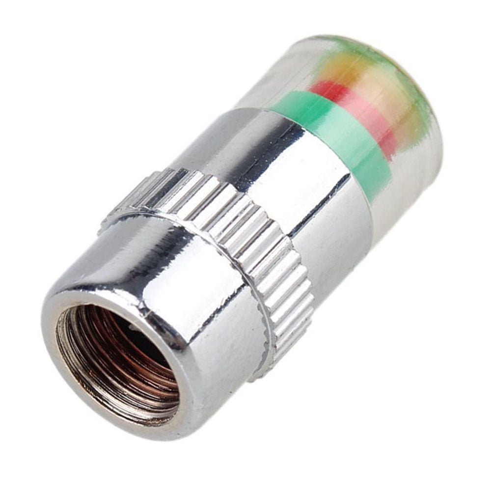 4 Pcs Auto Tire Pressure Monitor Cap Caps Car Copper Core Plastic ...