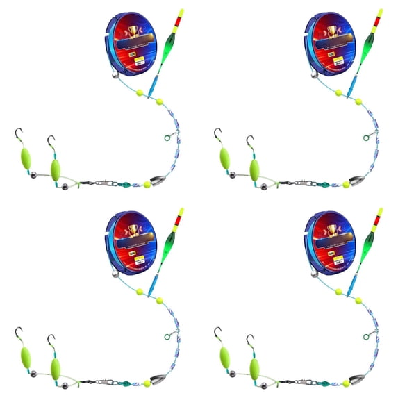 4 Pcs Automatic Bottom Seeking Fishing Line Set, 393ft Durable Fish ...