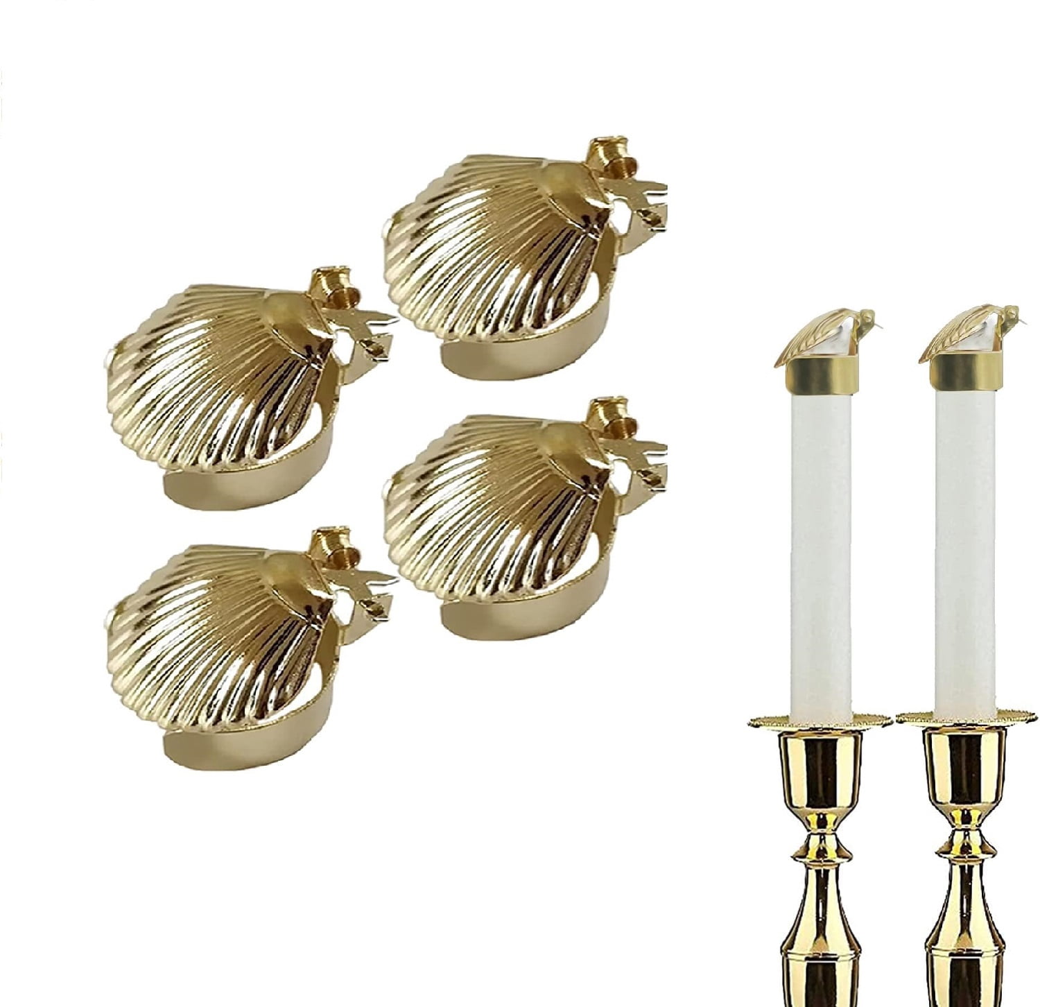 4 Pcs Automatic Fire Extinguishing Candle Snuffer Extinguisher Clip On ...