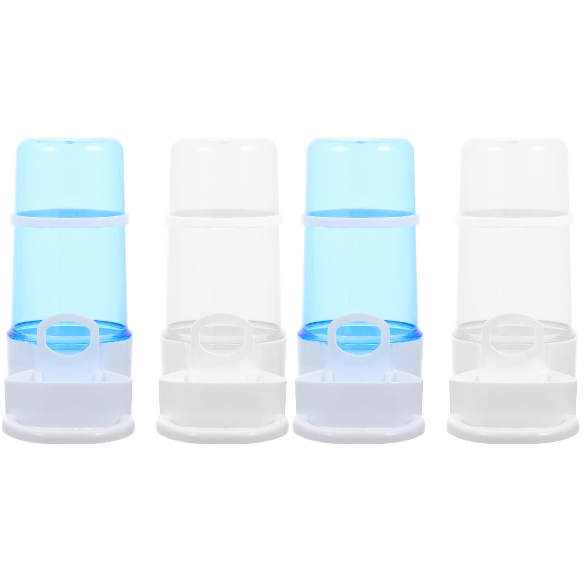 4 Pcs Automatic Water Feeder Bird Cage Water Feeder Plastic Parrot Food ...