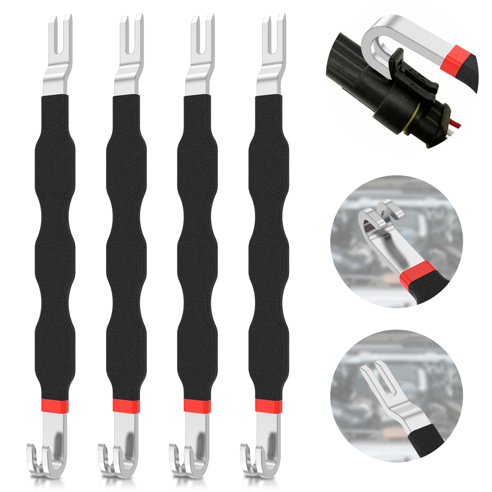 4 Pcs Automotive Electrical Terminal Connector Separator Remover Tool ...