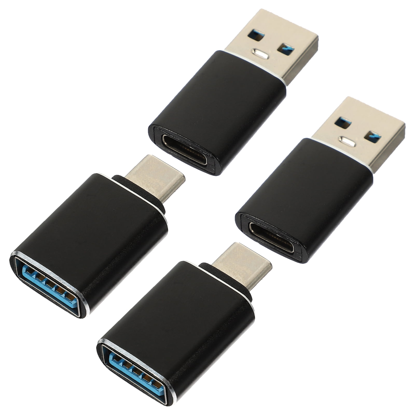 Raindrops USBC to USB Adapter for Computer with Aluminum Alloy Black ...