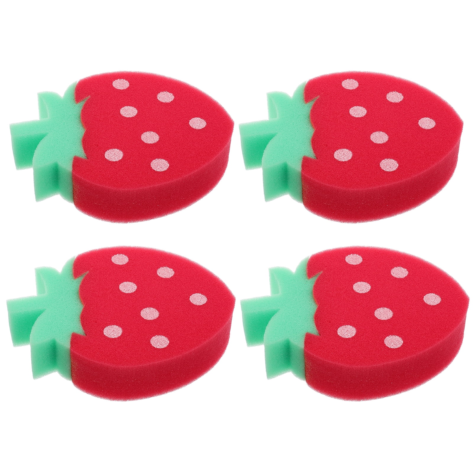 4 Pcs Baby Sponge for Bathing Kids Accessories Trash Can Mini Creamer ...