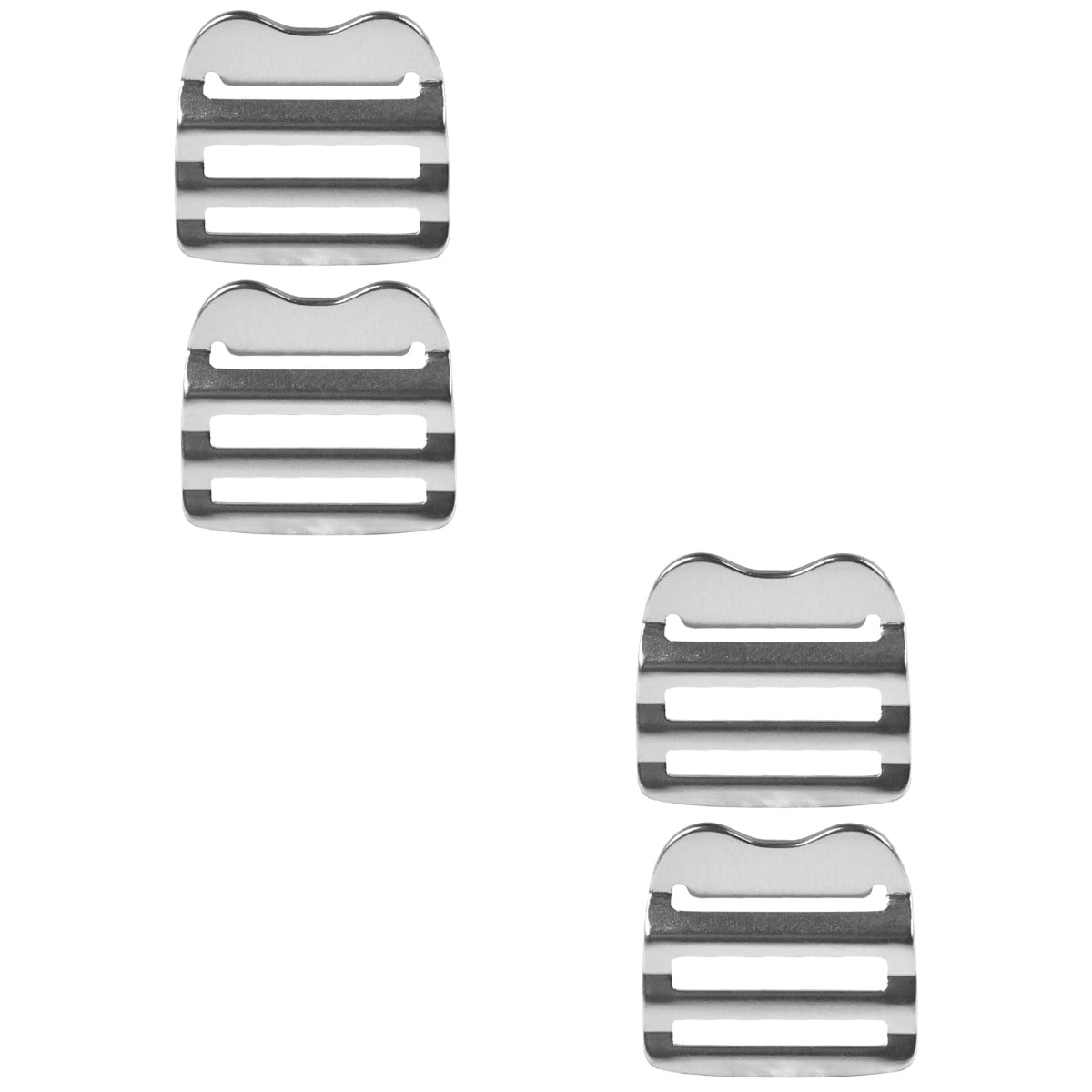 4 Pcs Backpack Strap Clips Buckles for Length Adjust Square Lock ...