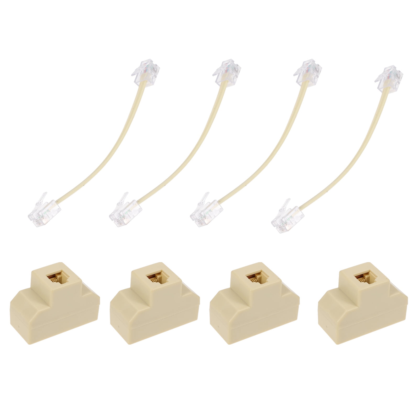 4 Pcs Banana Plugs Phone Wire Telephone Line Splitter Junction Box ...