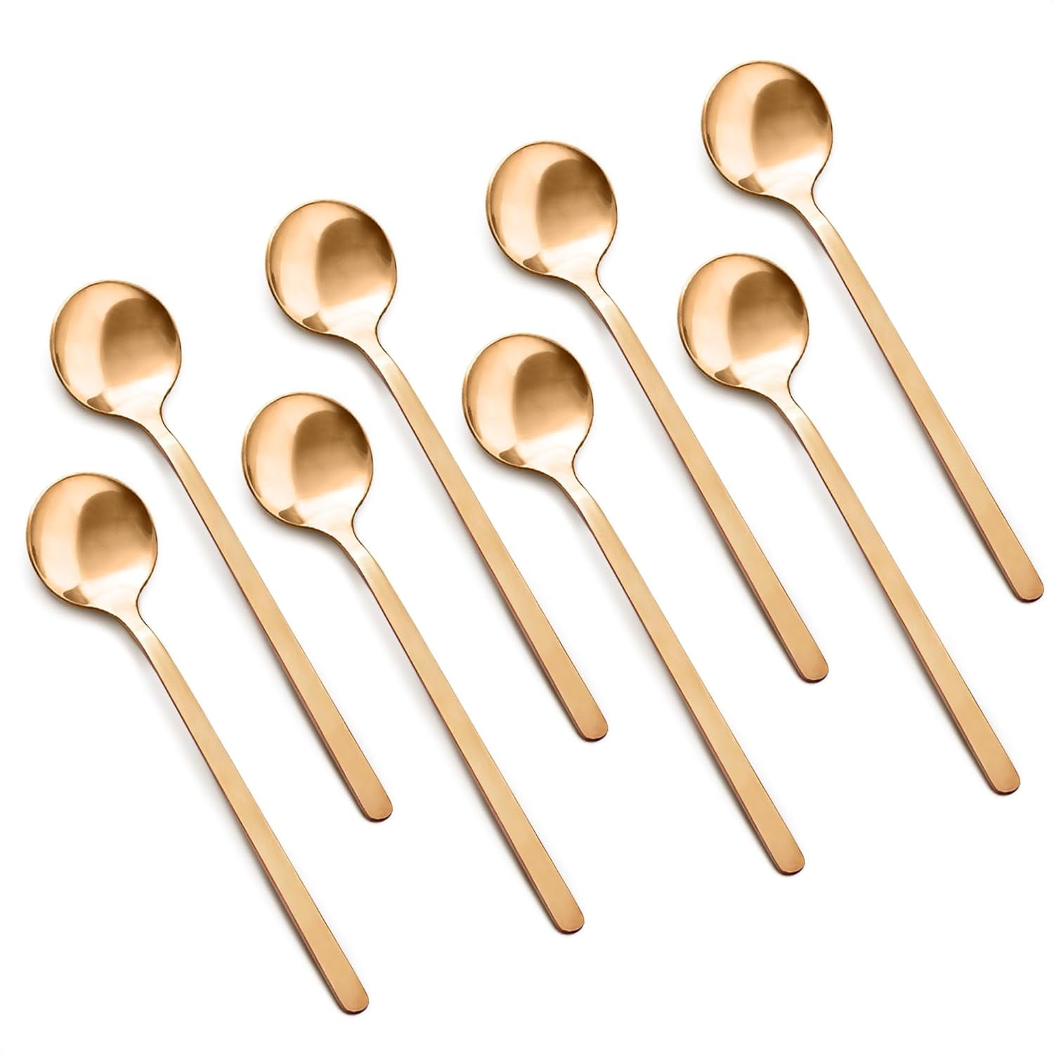 4 Pcs Bar Spoon Cocktail Mixing Spoon – 12'' Long Stainless Steel ...