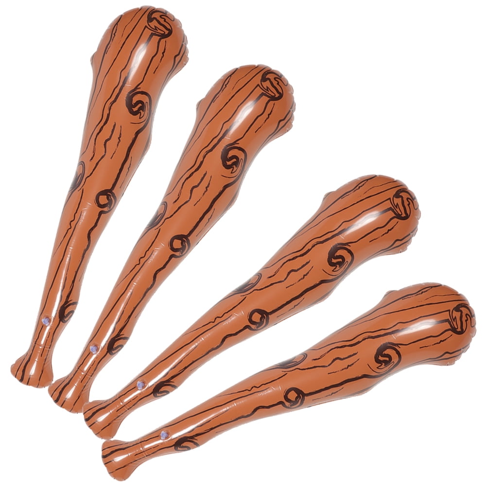 4 Pcs Baseball Bats Gameroom Decoration Play Inflatable Party Cheering ...