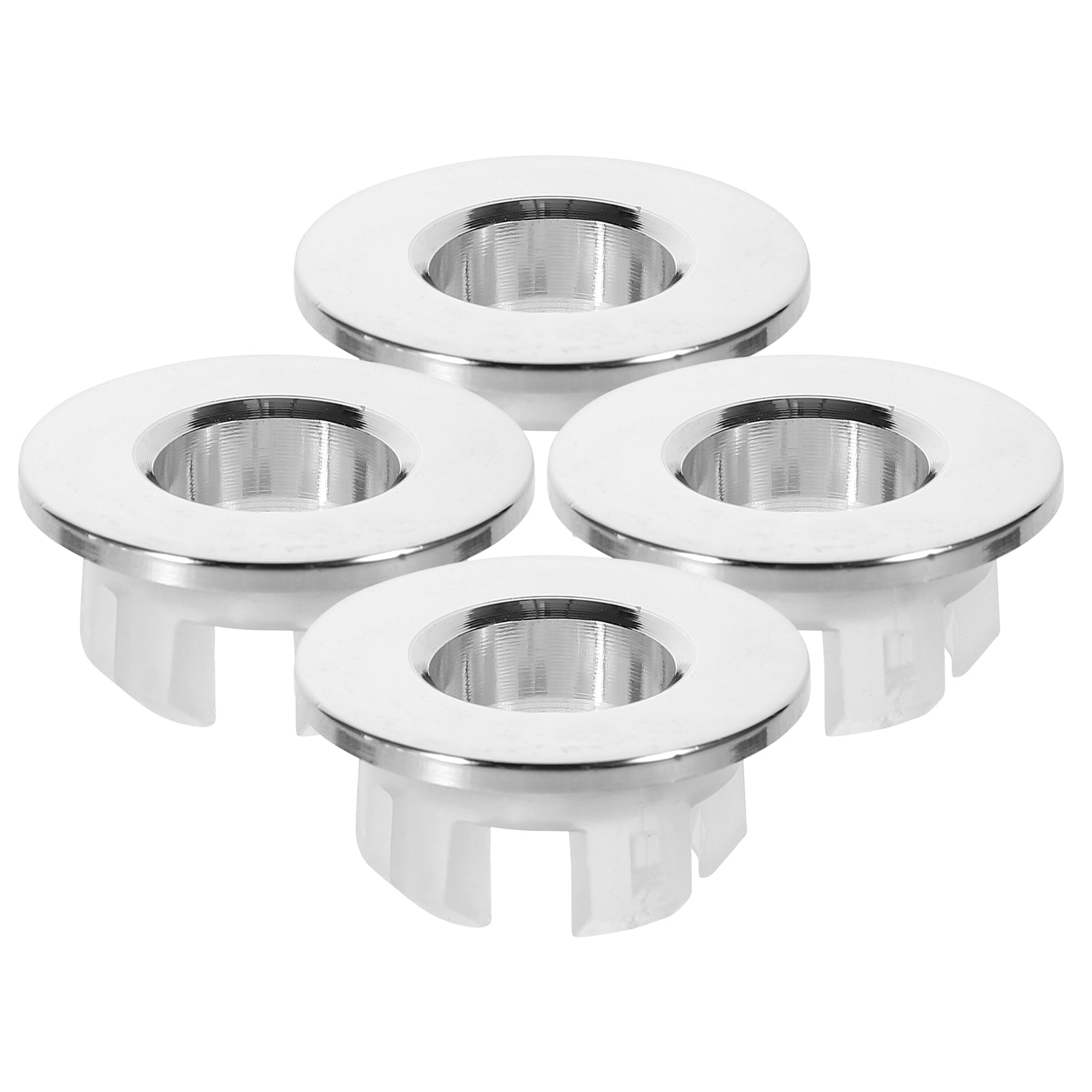 4 Pcs Basin Decorative Cover Water Trough Sink Overflow Cap Tub ...
