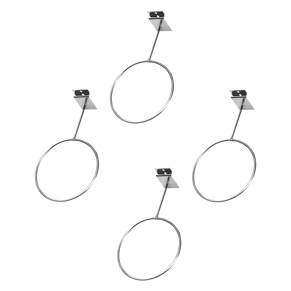 4 Pcs Basketball Display Holders Outdoor Storage Show Rack Wall Mount ...