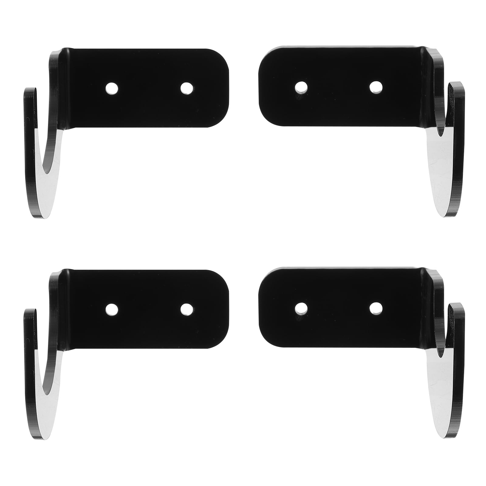 4 Pcs Bat Hanger Black Hangers for Walls Baseball Holders Balls Display ...