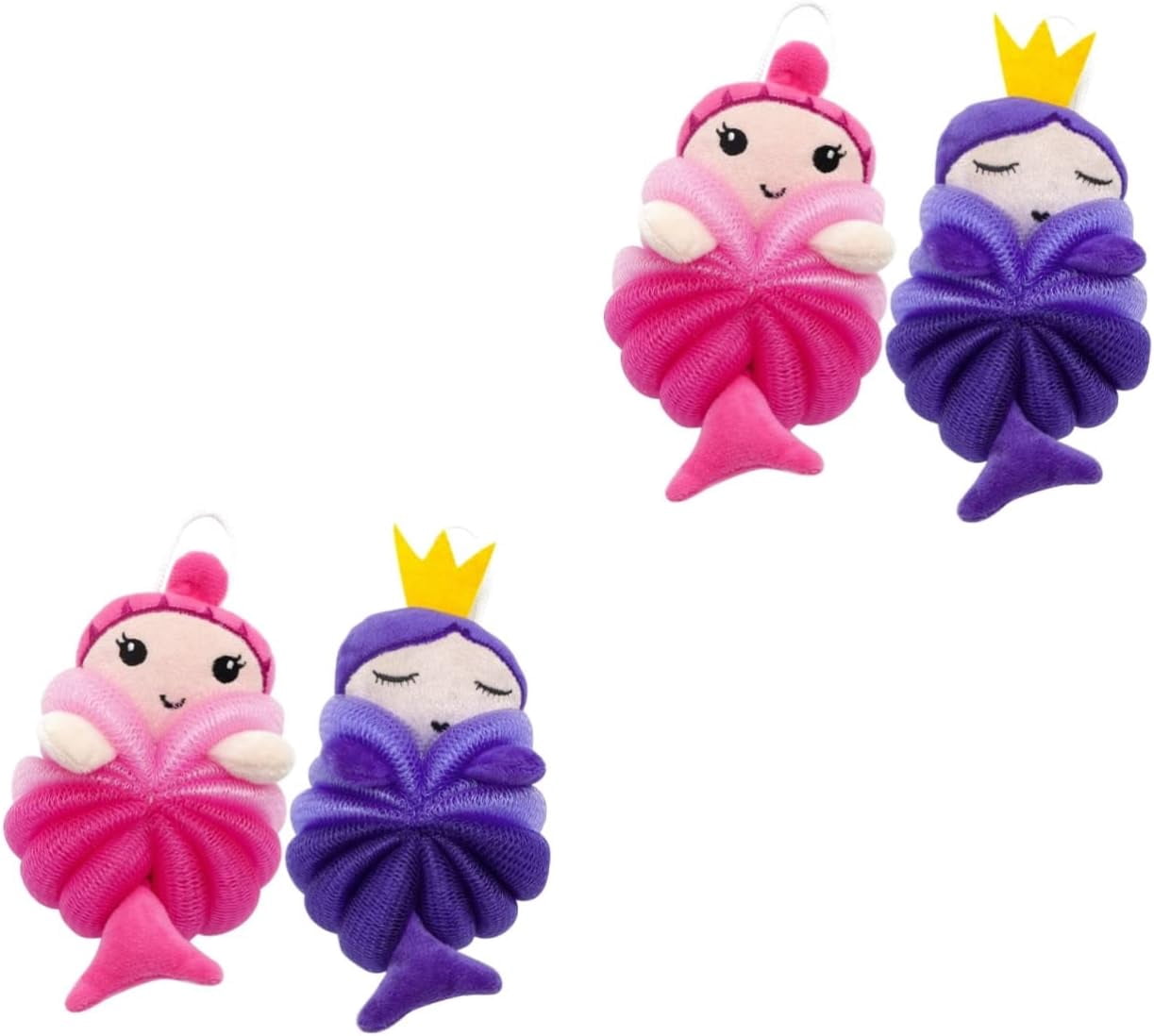 4 Pcs Bath Ball Cleaning Sponges for Household Use Bath Sponge Baby ...