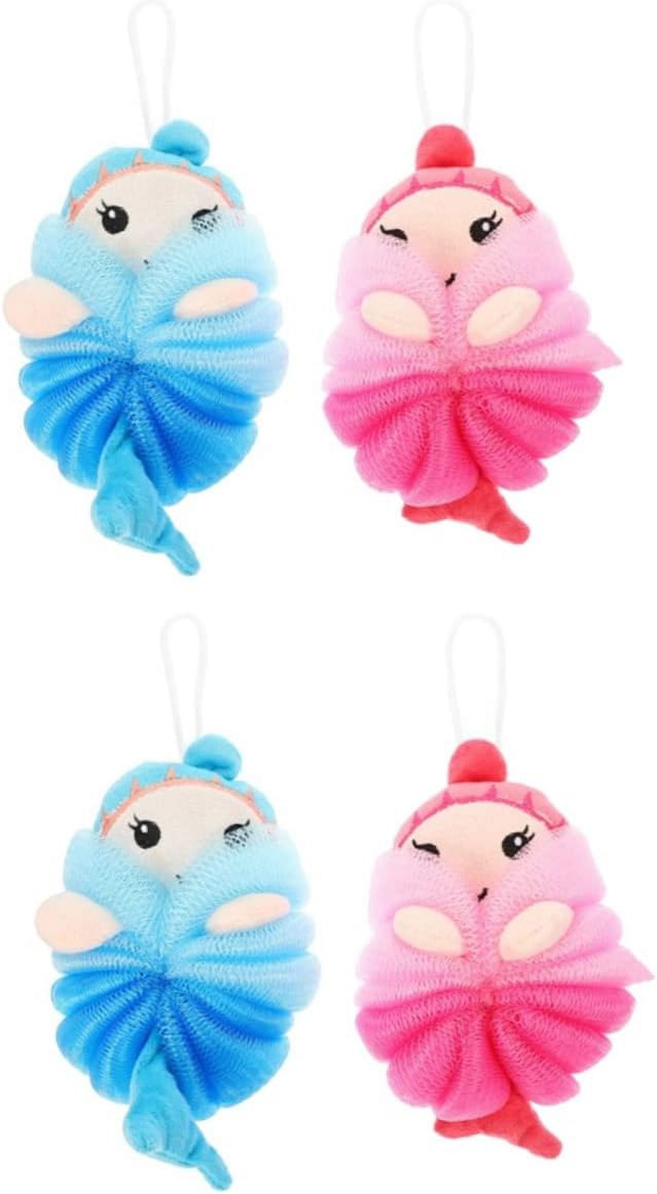 4 Pcs Bath Ball Loofah Dish Sponge Bath Sponge for Kids Loofah Sponge ...