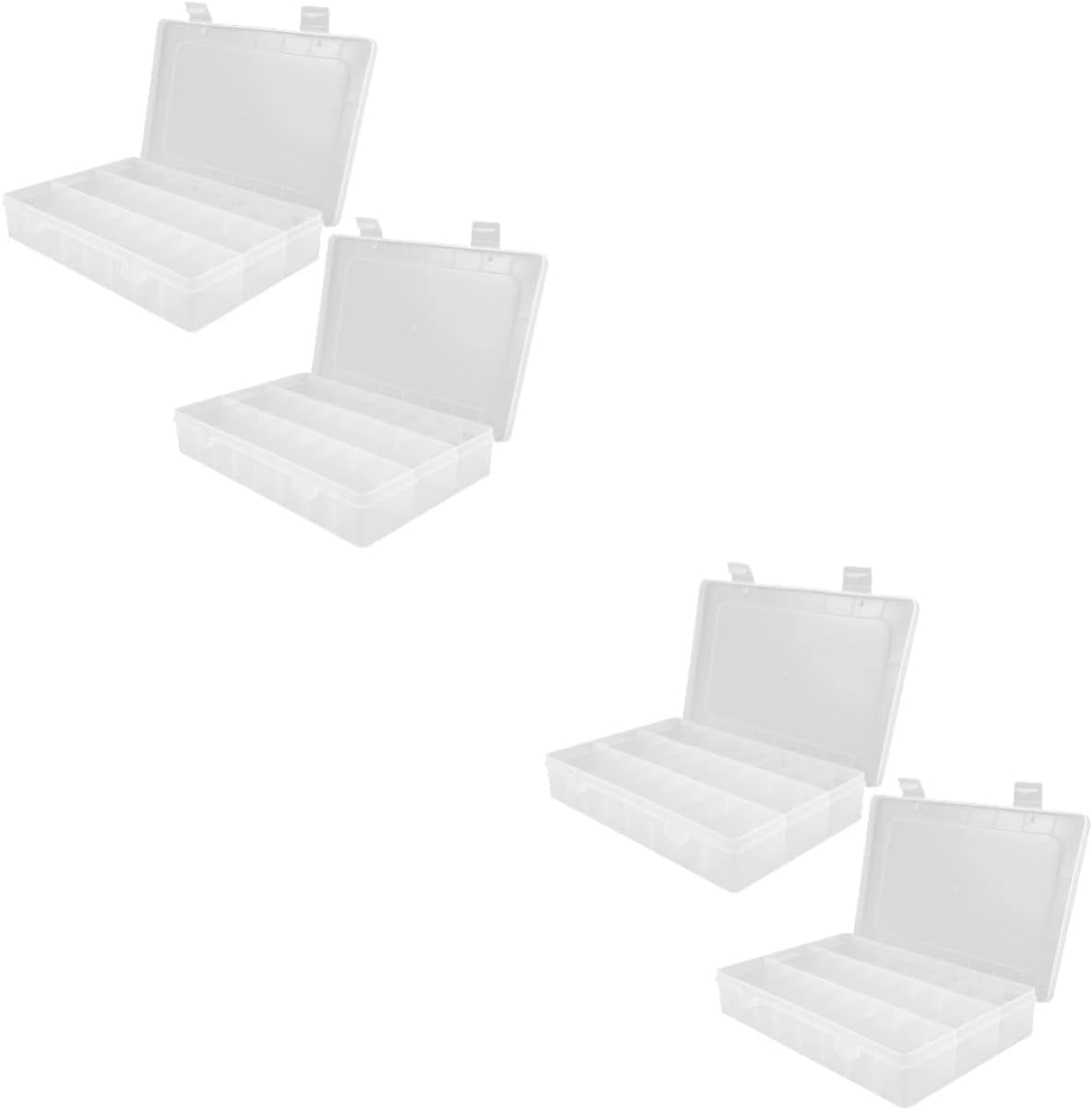 4 Pcs Beaded Storage Box Beaded Trim Nail Charms Storage Container Bead ...