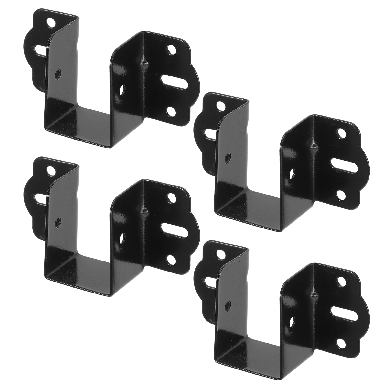 4 Pcs Bed Hardware Accessories Bedframe Headboard Brackets Bed-rail ...