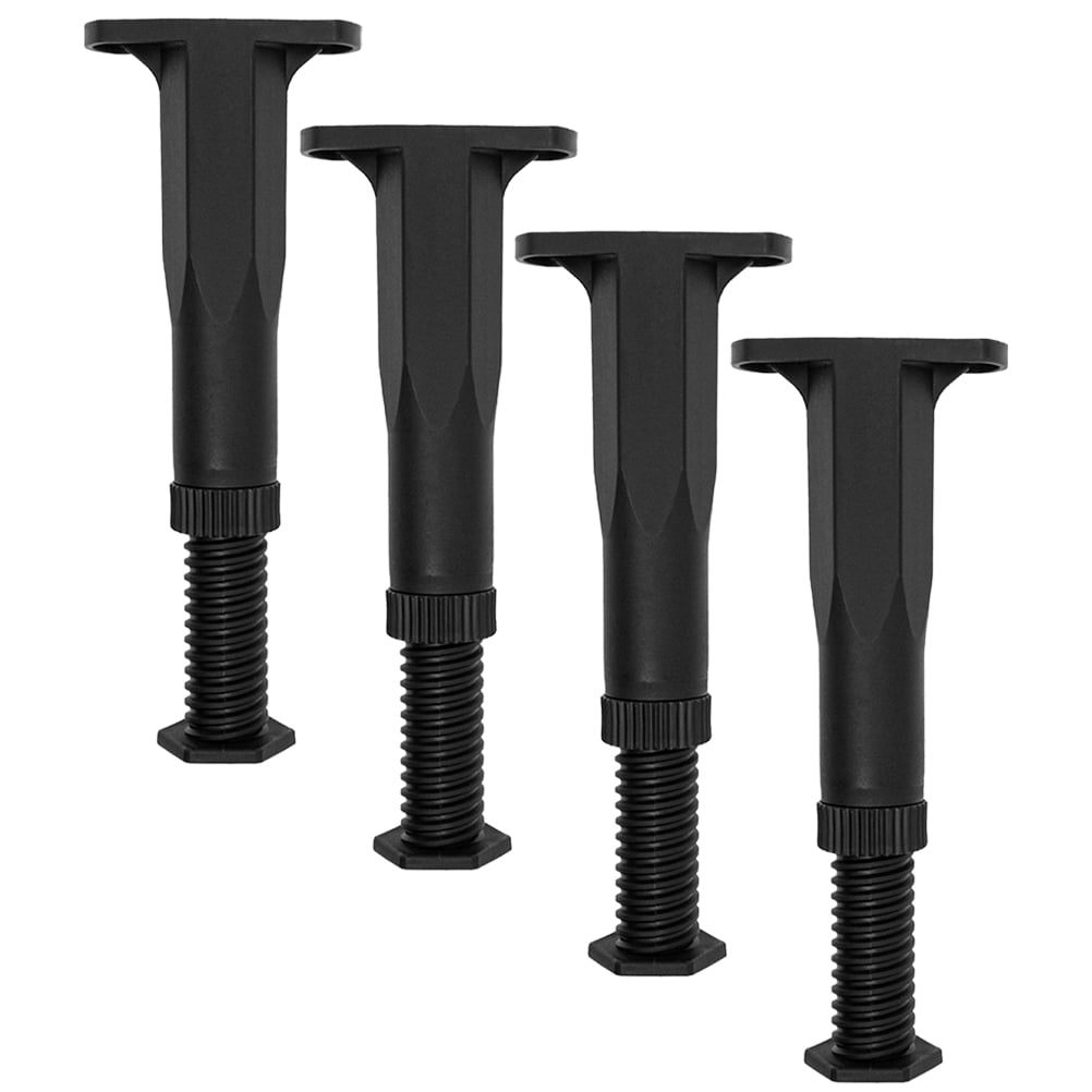 4 Pcs Bedframe Bed Support Support Leg for Bed Frame Adjustable Metal ...