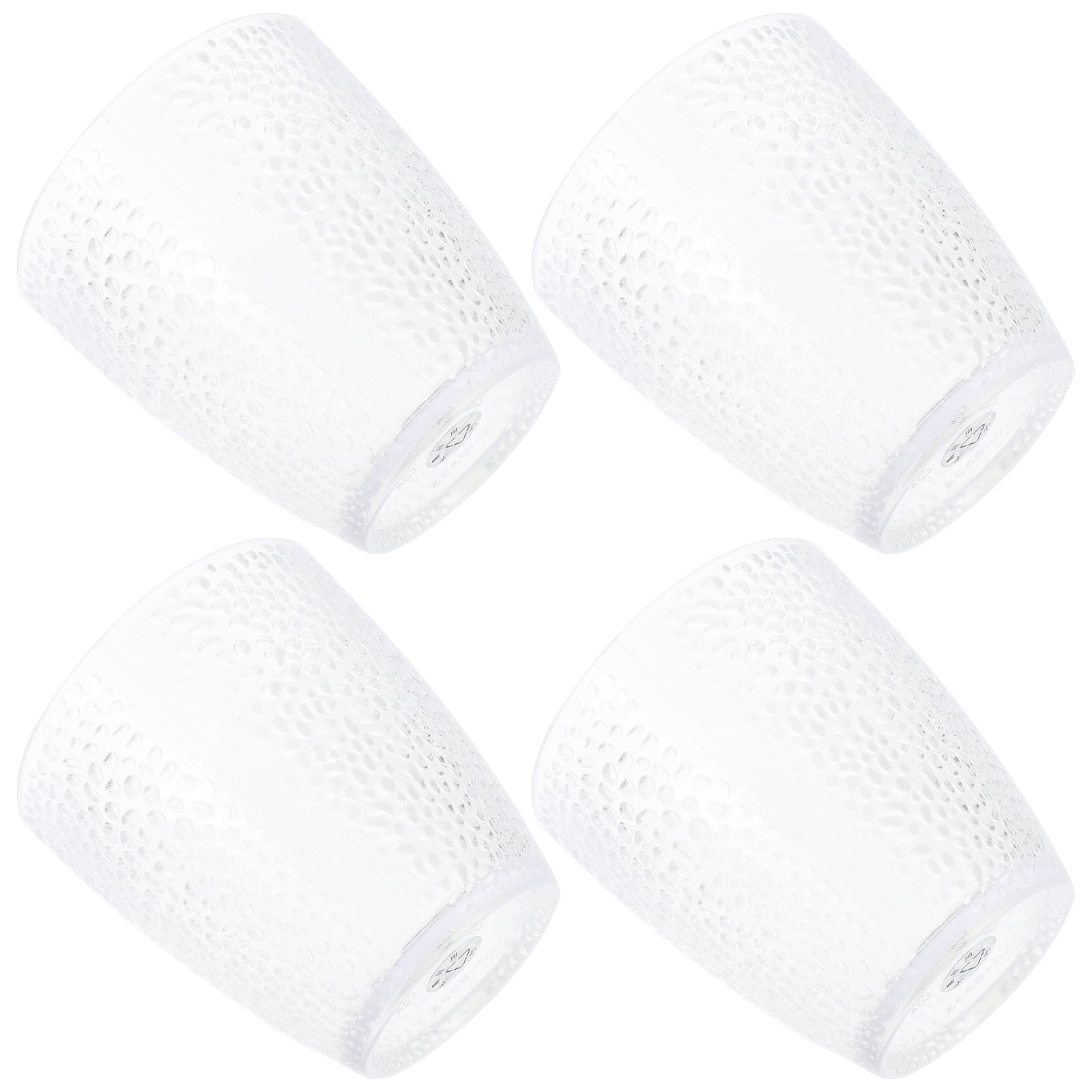 4 Pcs Beer Mug Cups Acrylic Beaded Transparent Water Beverage Milk ...