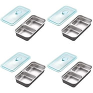 LIZEVINC Home Bento Box Containers,4 Pack Compartment bento boxes for ...