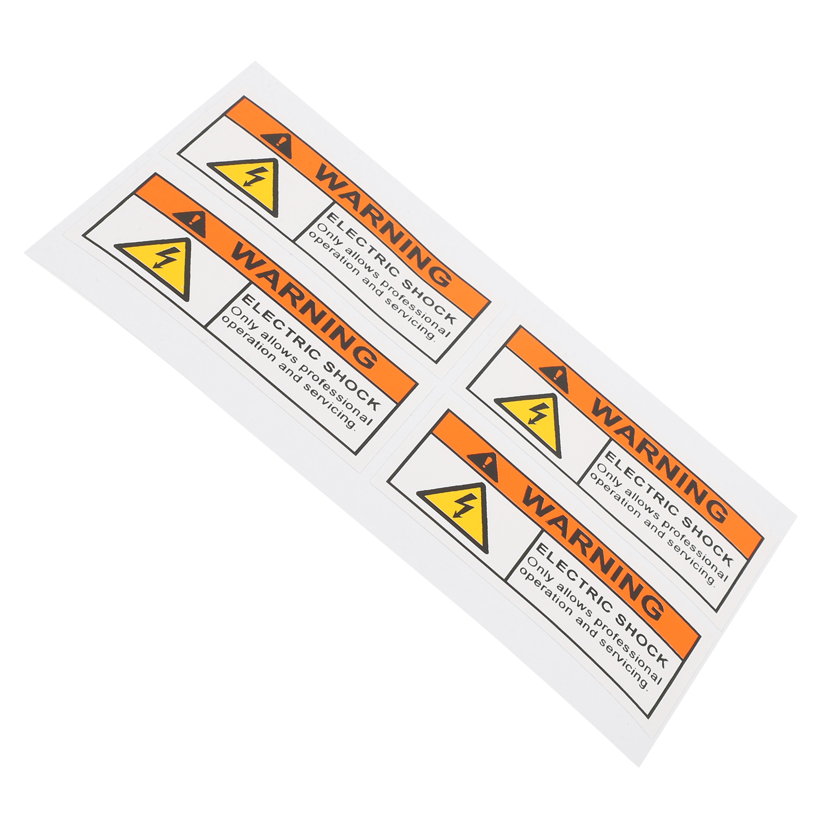 4pcs Safety Caution Stickers for Electrical Equipment with Vibrant and ...