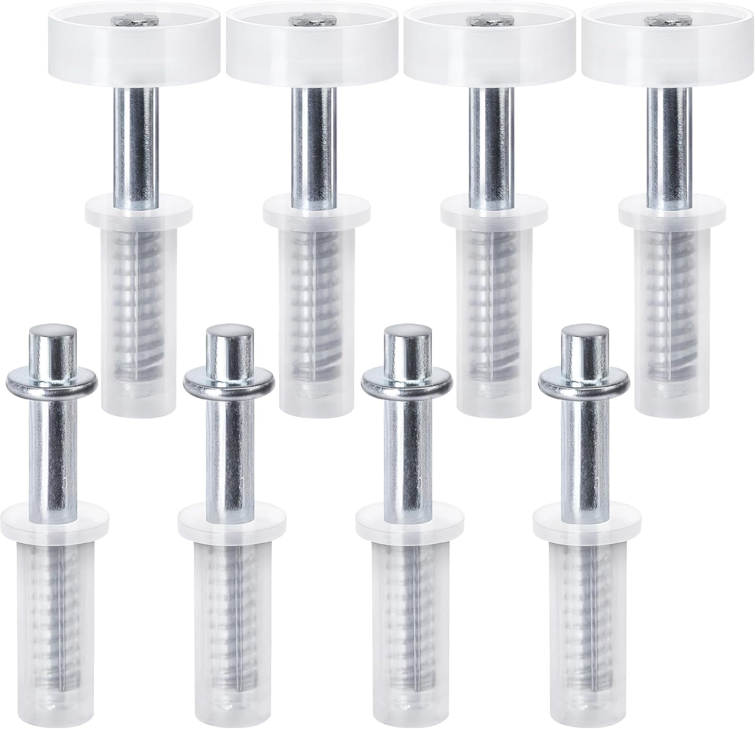 4 Pcs Bi-Fold Door Top Roller Guide Wheel And Top Pivot,Spring Loaded ...