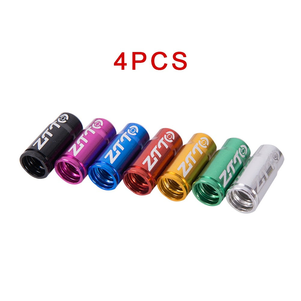 4 Pcs Bicycle Aluminium Presta Valve Cap Dust Cover for Road for Race ...