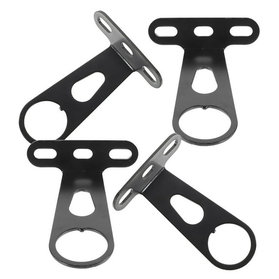 4 Pcs Bike Light Bracket Lights Convenient Mount Simple Headlight Steel ...