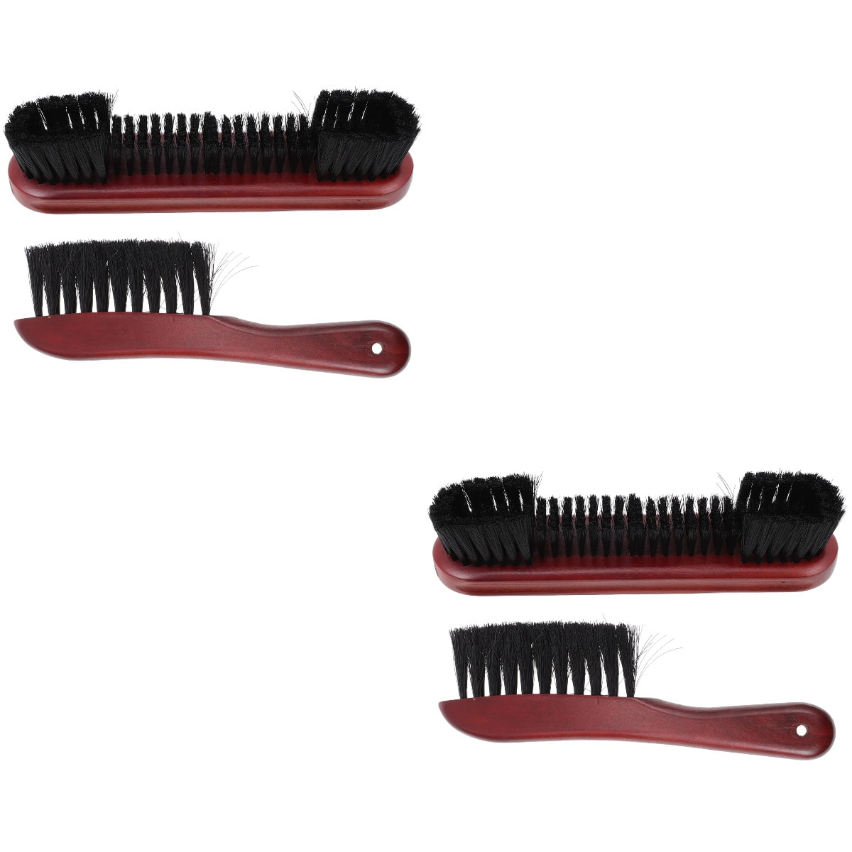 4 Pcs Billiard Table Broom Cleaning Tool Brush Portable Red Wood Pvc ...
