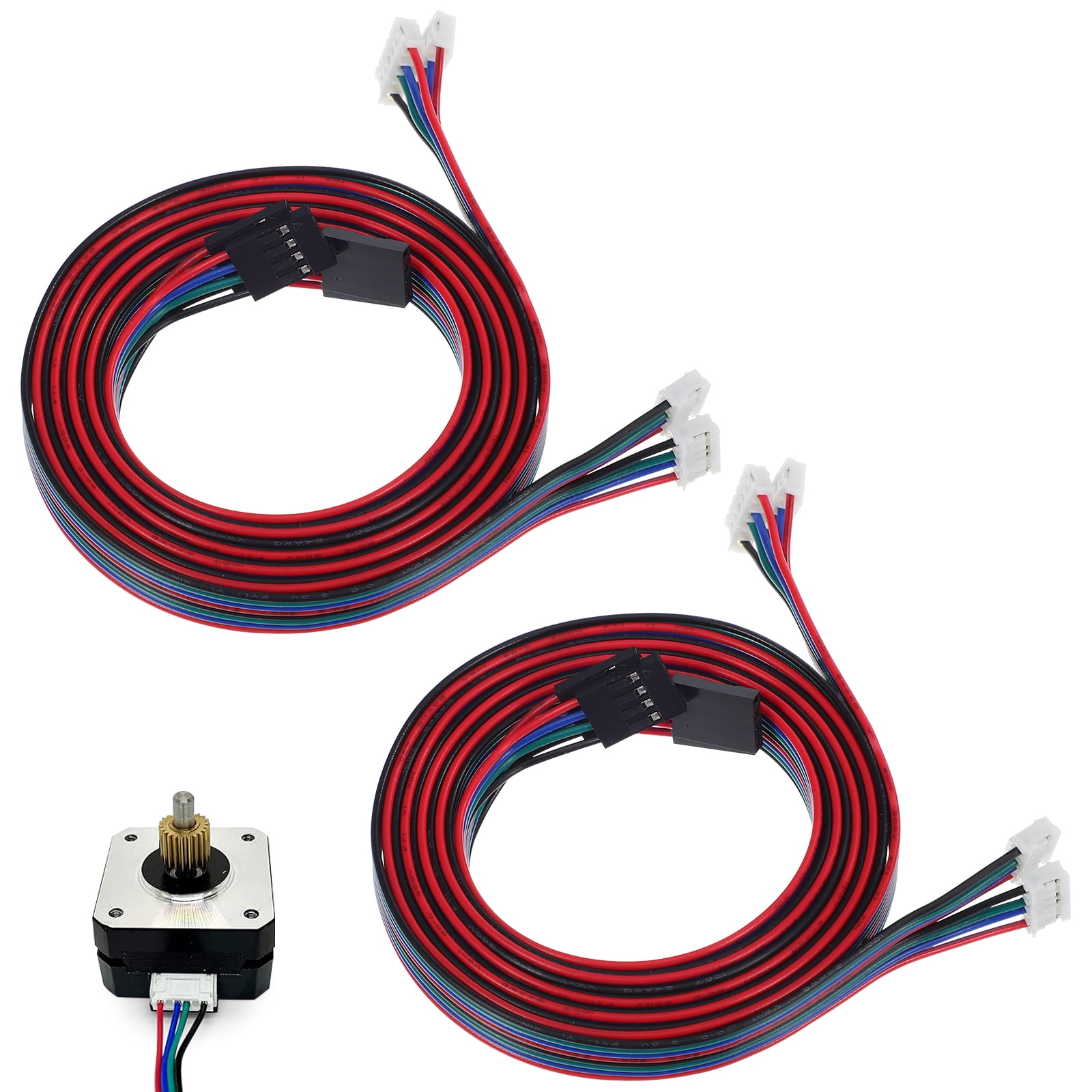 6+2 Pin PCI Express Computer Power Cables 3-Pack Extended NEMA 17 ...