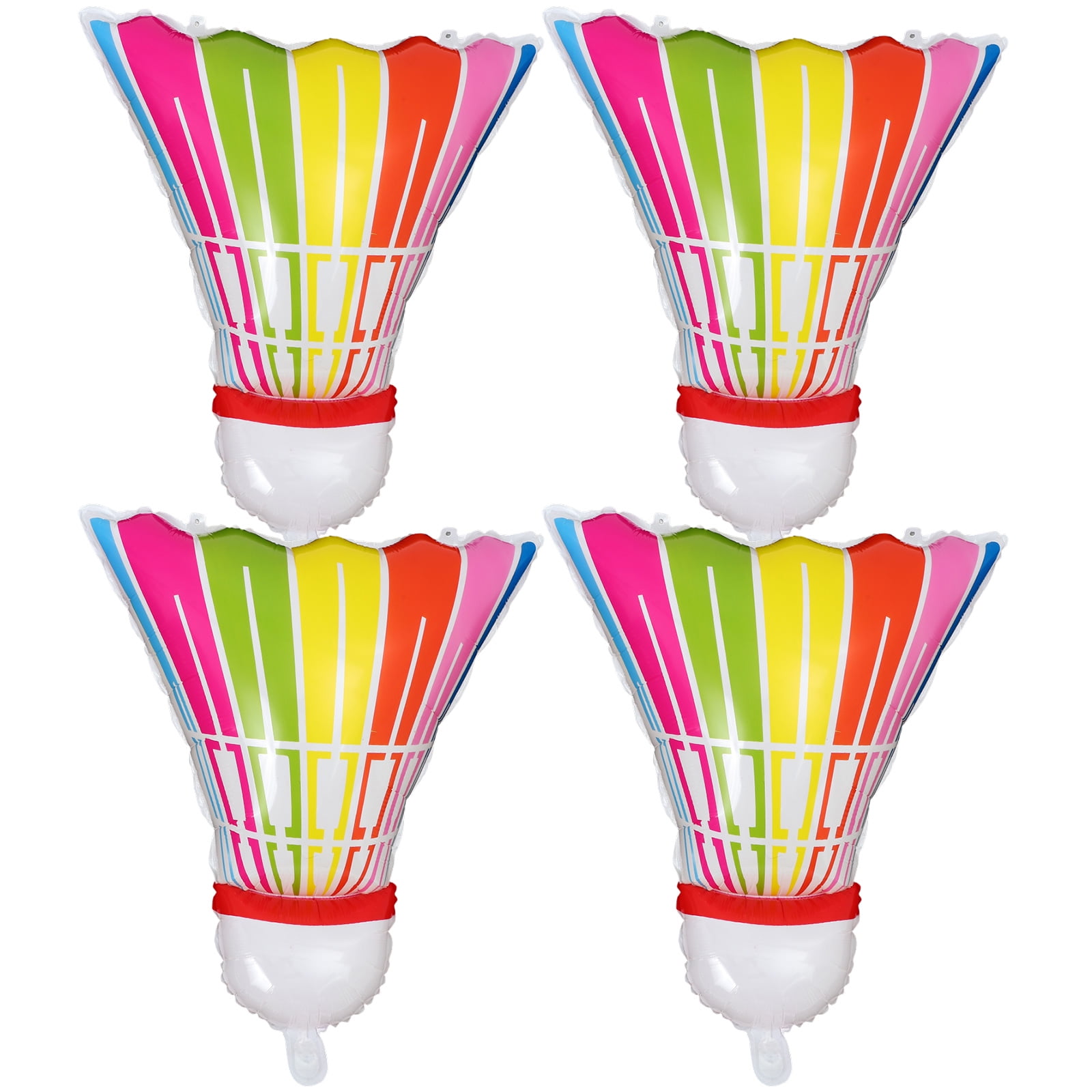 4 Pcs Birthday Balloons Decoration Sports Inflatable Panel Balls ...