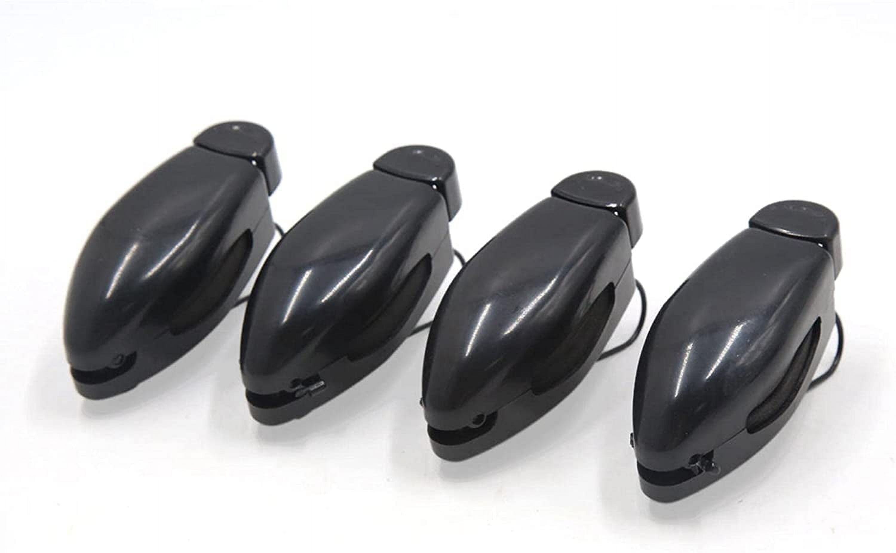 4 Pcs Black Car Sun Visor Clip Holder for Sunglasses Eyeglass 4 Pack ...