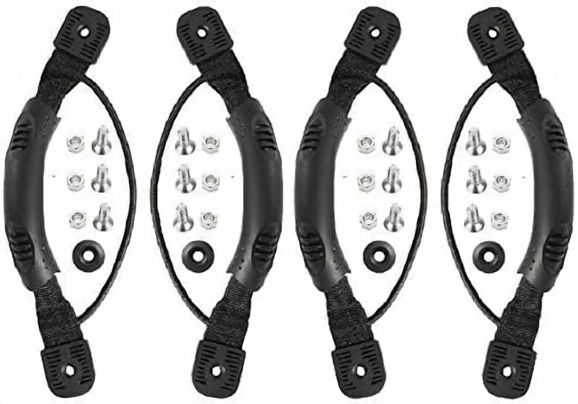 4 Pcs Black Kayak Canoe Boat Side Mount Carry Handles/Paddle Park Kayak ...