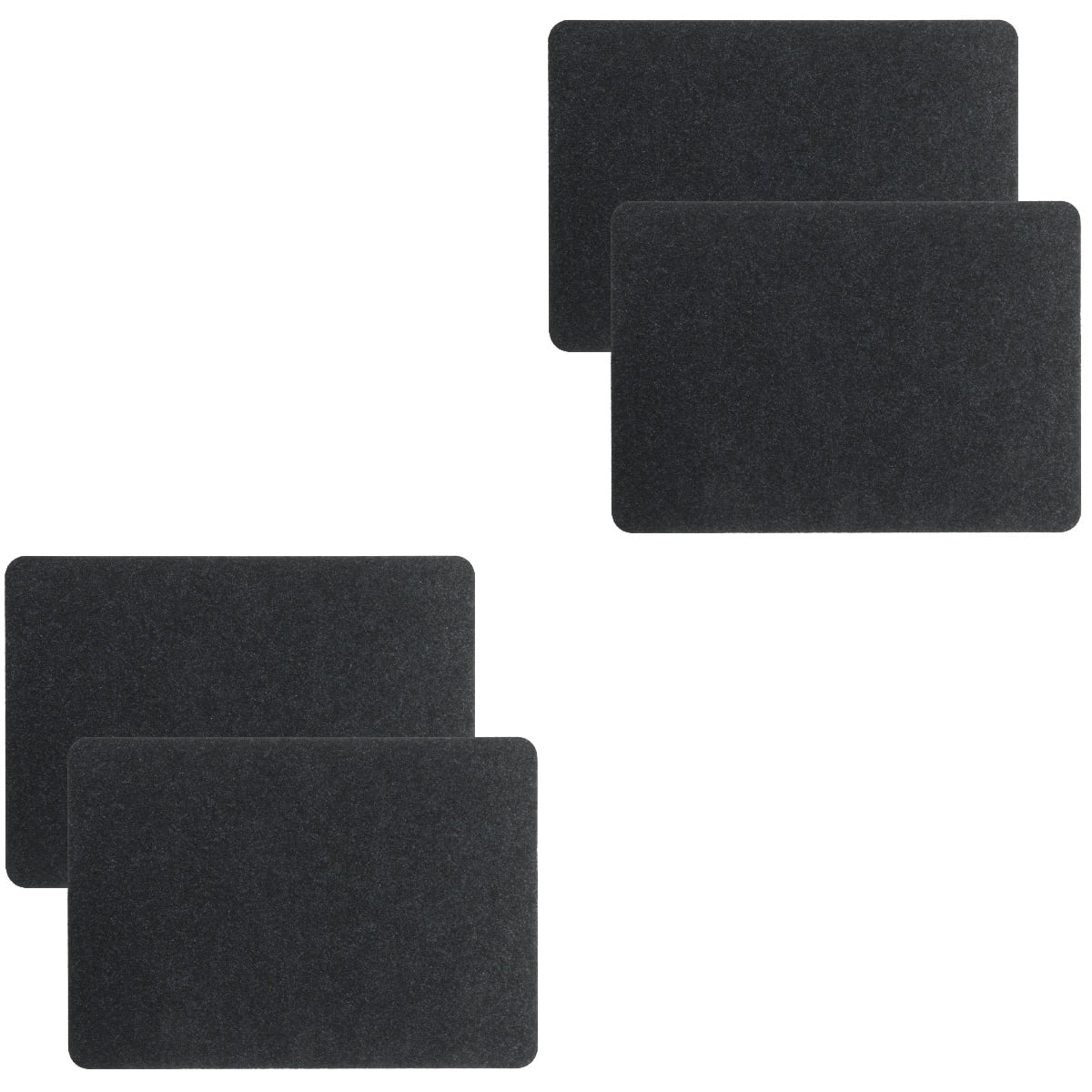 4 Pcs Mobile Mat Blenders Easy Mixer Slide Mat Heat Resistant Mat Table ...