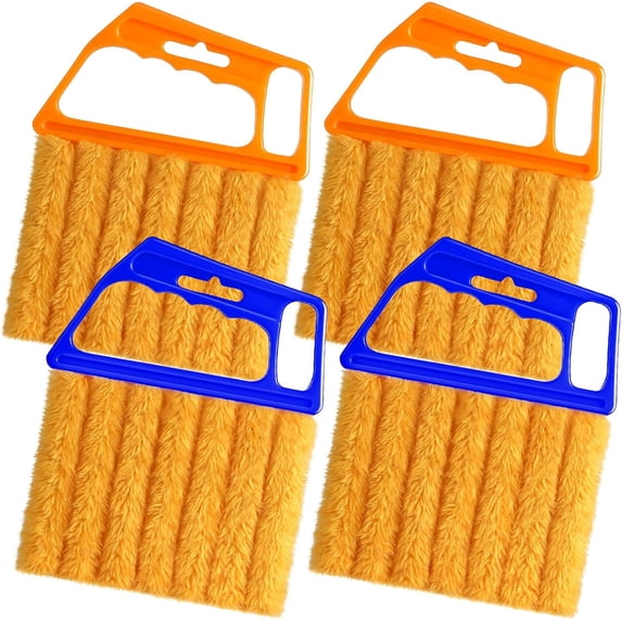 4 Pcs Blind Cleaner Duster Tool,Blind Dusters for Cleaning,7 Finger ...