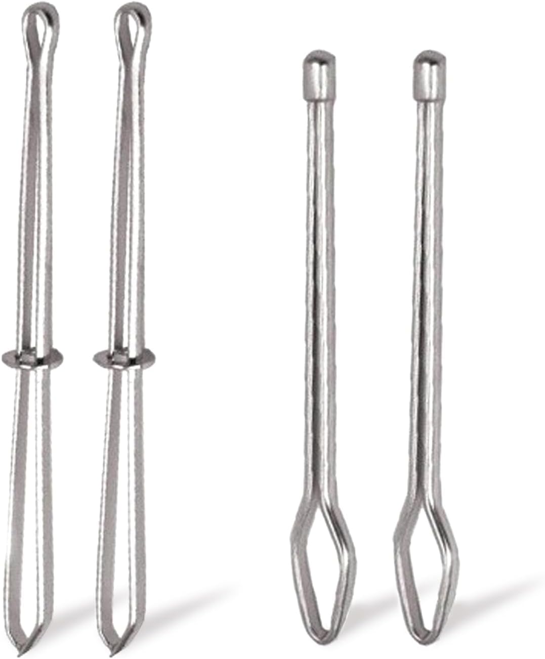 4 Pcs Bodkin Drawstring Threaders,Metal Drawstring Threader Tweezers ...