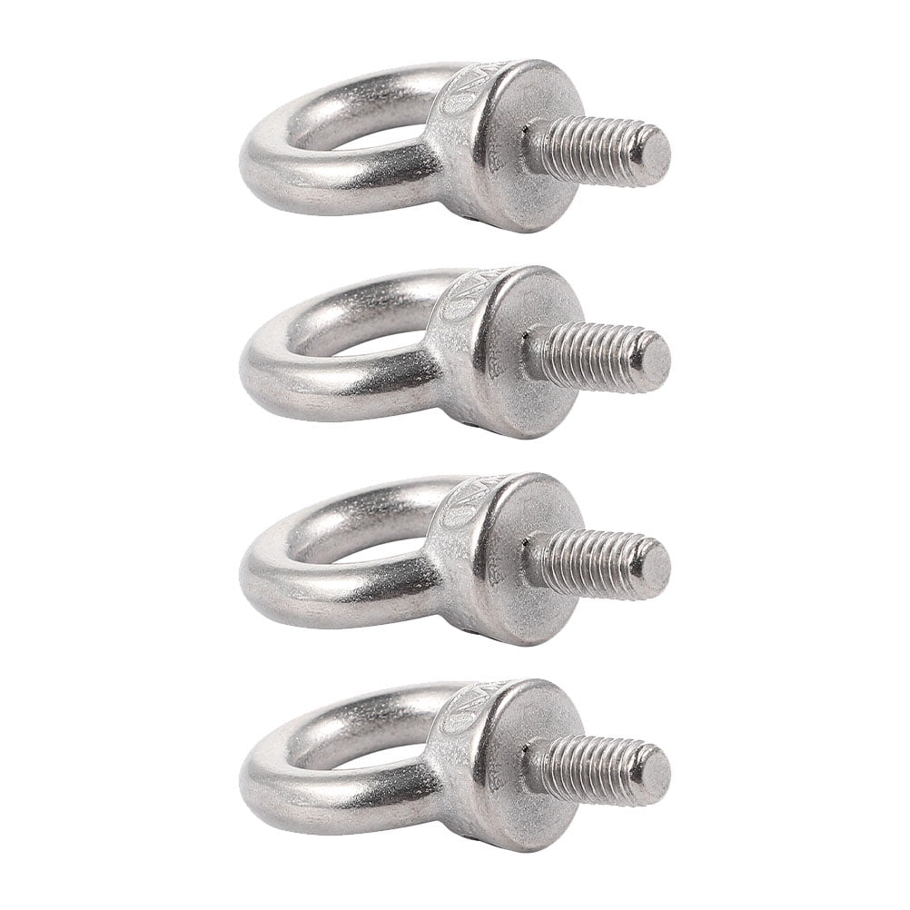 4 Pcs Bolts Eye Screw Lifting Shoulder Eyebolts Roping Ropes Lantern ...