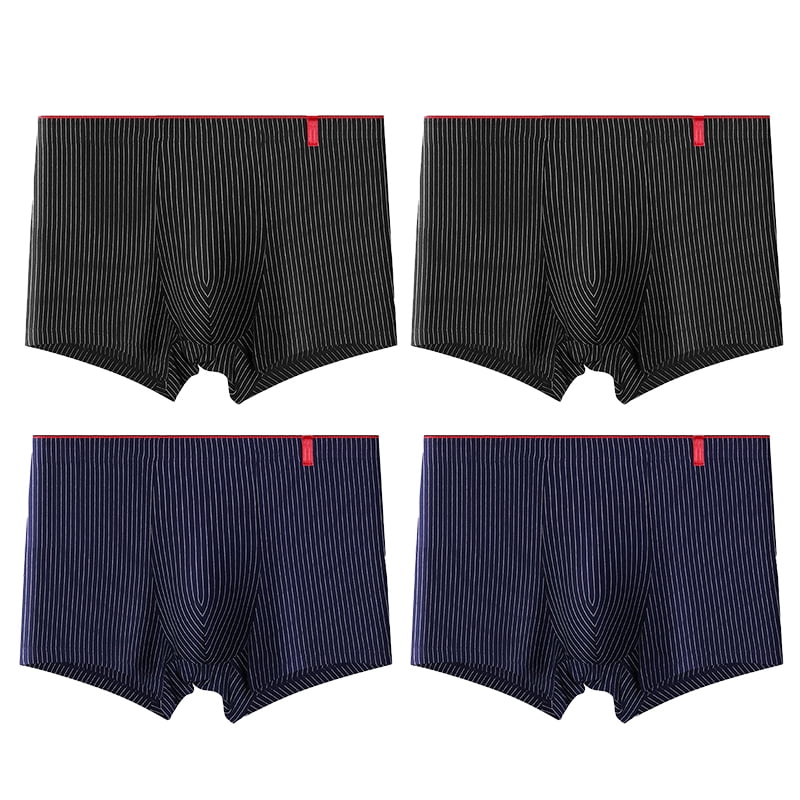 4 Pcs Boxer Men Sexy Stripe Panties Underwear Sexy Knickers for Men ...
