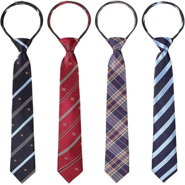 BRGZLK Children's Pre-Tied Plaid Ties Boys Girls Adjustable Necktie for ...