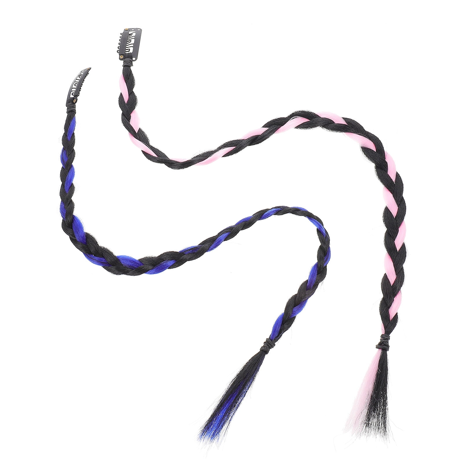 WRISTBIQUE Braided Hair Extensions Brown Black Women Special Occasions ...