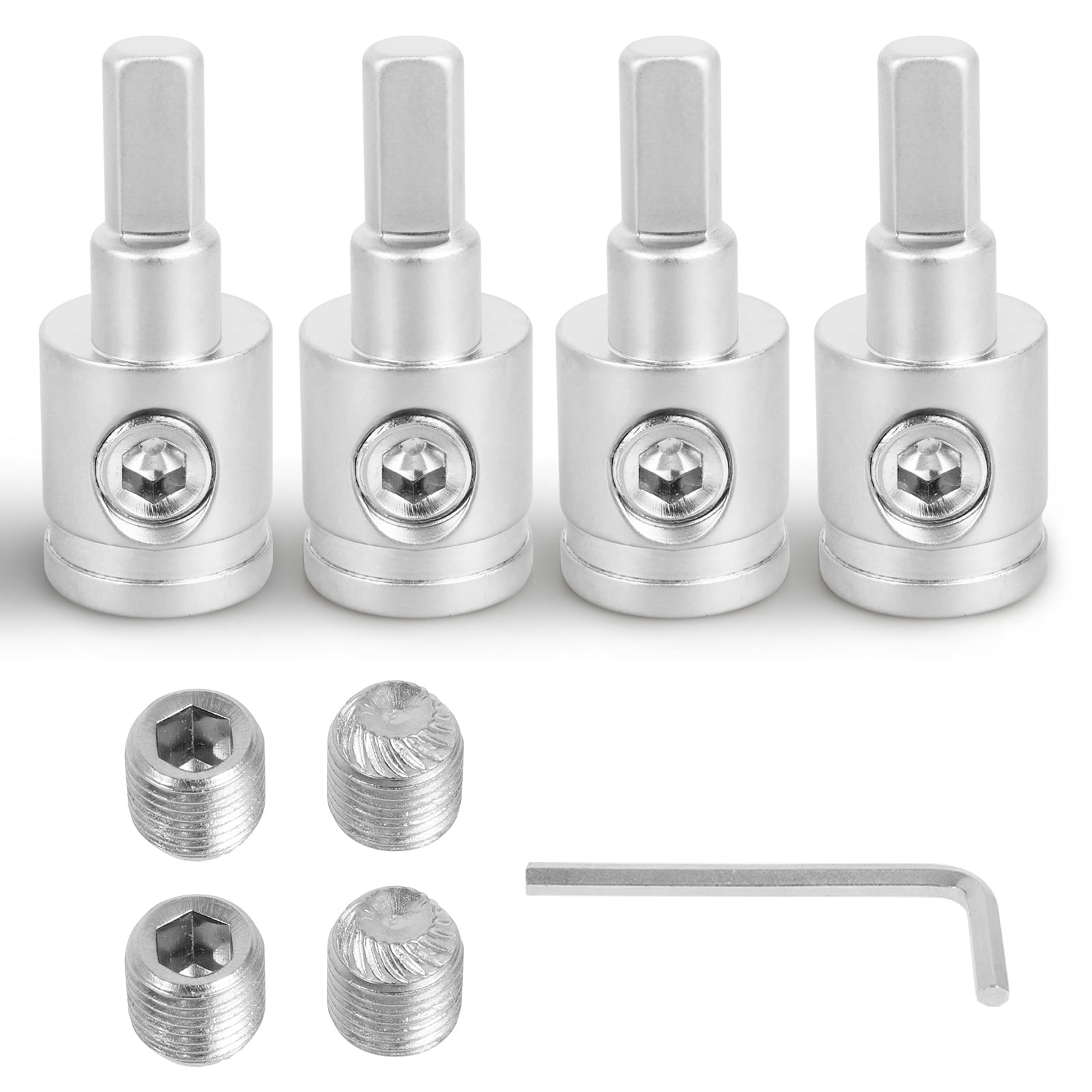 4 Pcs Brass Amp Input Reducer 1/0 Gauge to 4 Gauge Heavy Duty Amp ...