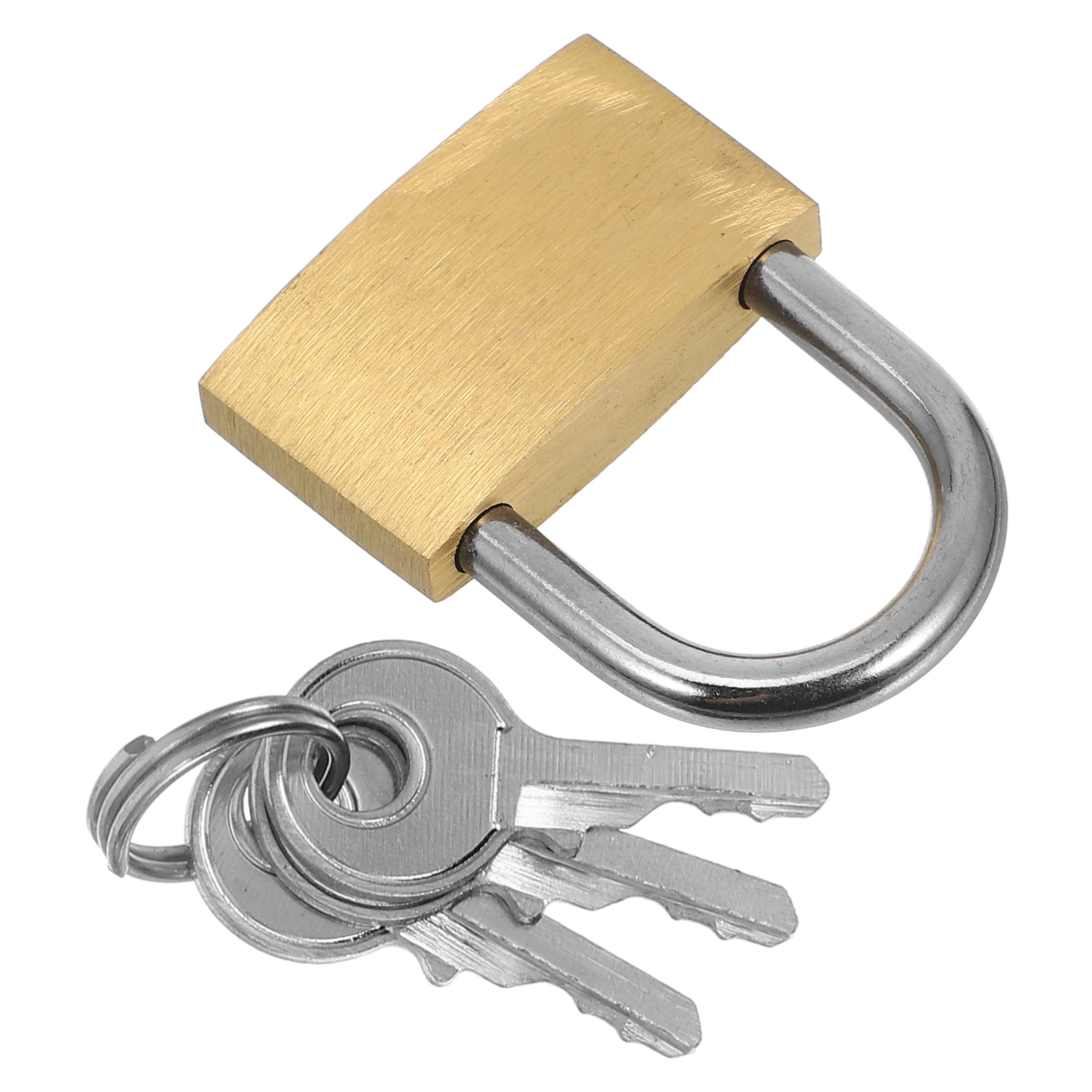 4 Pcs Brass Padlock Lockers Mini Locker Lock and Key Unit Storage Lock ...