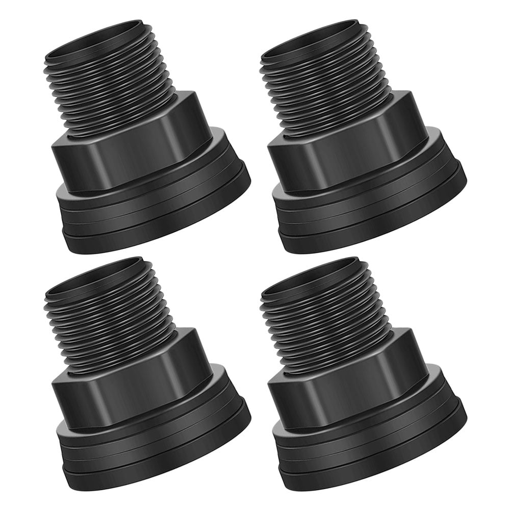 4 Pcs Bulkhead Fitting Water Tank Connector Delicate Connectors Strong ...