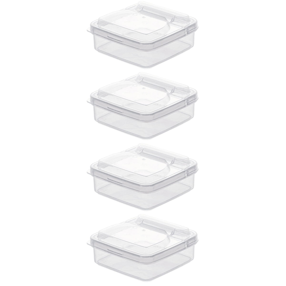 ONAPARTER 4 Pcs Butter Box Mini Food Containers Cream Cheese Cases ...